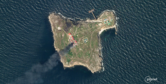 The importance of Snake Island, speck of land in the Black Sea